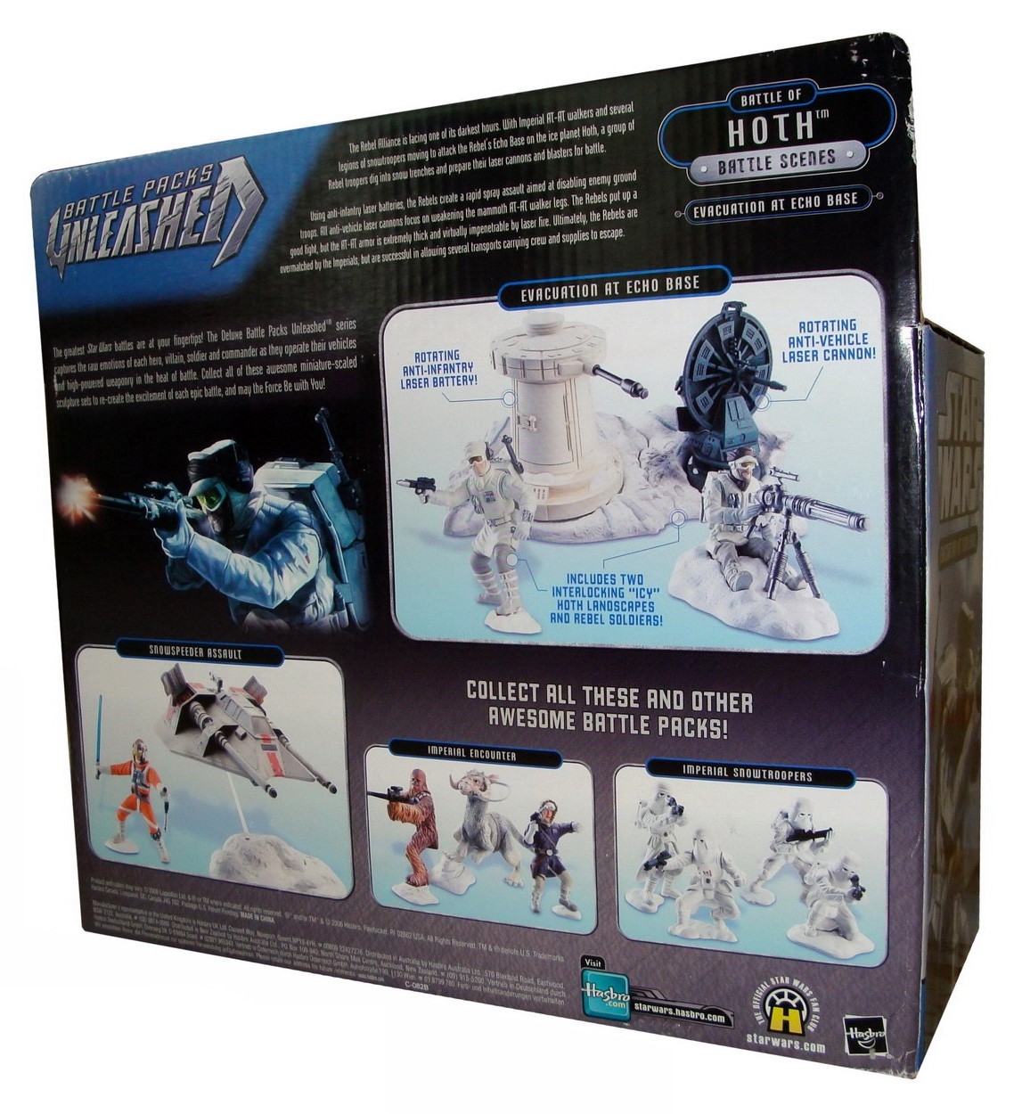 Battle of Hoth - Battle Scenes - Evacuation at Echo Base • Collection ...