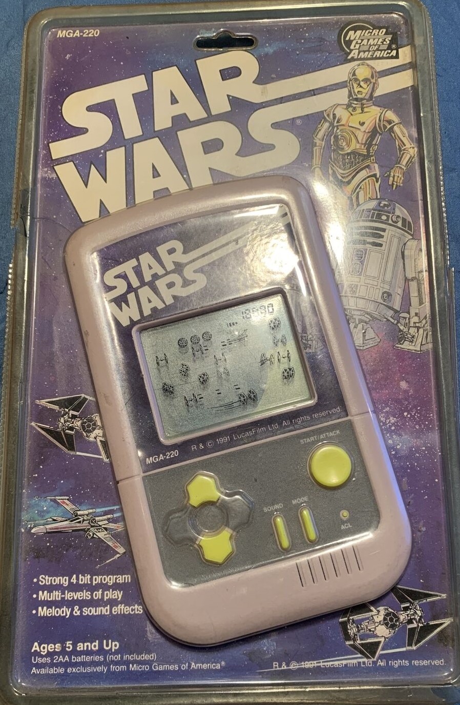 Star Wars - Handheld Electronic Game (R2-D2 & C-3PO, coque blanche ...