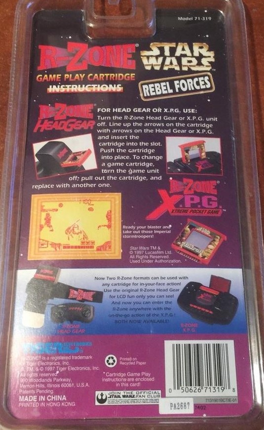 R-Zone Game Play Cartridge - Rebel Forces • Collection • Star Wars Universe