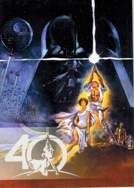 Star Wars 40th Anniversary - carte promotionnelle • Collection • Star ...