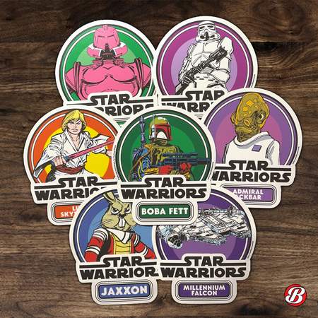 Star Warriors - Stickers Set 1 • Collection • Star Wars Universe